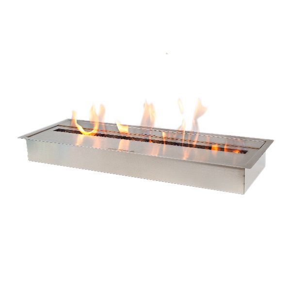 Easyfires RVS bio-ethanol inbouwbrander 74x26 cm